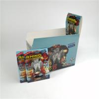 China 600k 700k Rhino Sex Pill Card Empty Capsule Blister 3d Card Display Box Sex Pill Packaging for sale