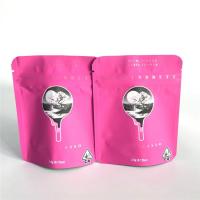 China Custom Accepted Stock Gummy Packaging Bags Soft Touch  Stand up Bags for sale