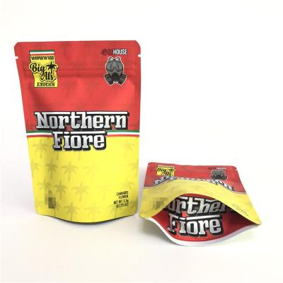 China Gummy Mylar PE CMYK 180mic Herbal Stand Up Bag Offset Printing for sale