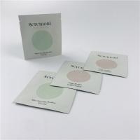 China Custom Printed Small Three Side Sealed Packaging Bags with Zipper Small Sachets for Tea Packaging for sale