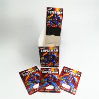 China Silk Printing CMYK Sex Pill Packaging Card 9x12cm for sale