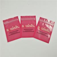 China Low MOQ clear front dental floss hang hole plastic packaging bags aluminum foil zipper bag packaging for sale