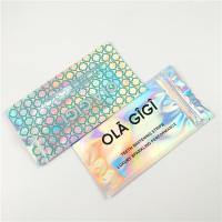 China Low MOQ clear front dental floss hang hole plastic packaging bags aluminum foil zipper bag packaging for sale