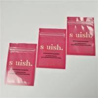 China Glossy clear front dental floss plastic bags aluminum foil customized digital print zip lock bag packaging for sale