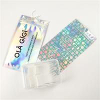 China Glossy clear front dental floss plastic bags aluminum foil customized digital print zip lock bag packaging for sale