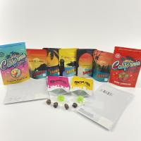China California 3.5g 7g Mylar Foil Stand up Pouches Custom Smell Proof Child Proof Zipper Bags Cbd gummies candies Packaging for sale