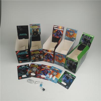 China SGS 200mic 3d Blister Card For Male Pills 500K 600k for sale
