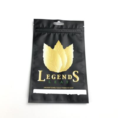 China Matte Film MOPP VMPET Resealable Zip Lock Bag For Cigarette Tobacco for sale