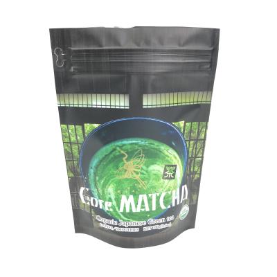 China MOPP Resealable Stand Up Pouch 120 Microns For Green Tea for sale