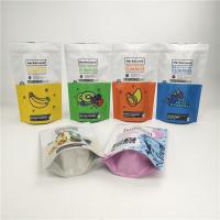 China Flowers Powder 140mic Food Grade Gummies CDB Mylar Bag for sale