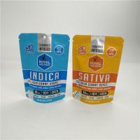 China Low Moq 3.5g 7g VMPET Alunminum Foil Mylar Bag 100micron for sale