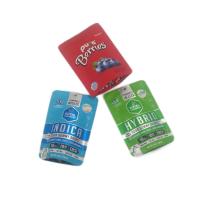 China Flowers Hemp 7g 3.5g Aluminum Foil Cannabis Bags for sale