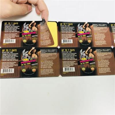 China 400g Whiteboard Rhino Capsule Blister Card Packaging for sale