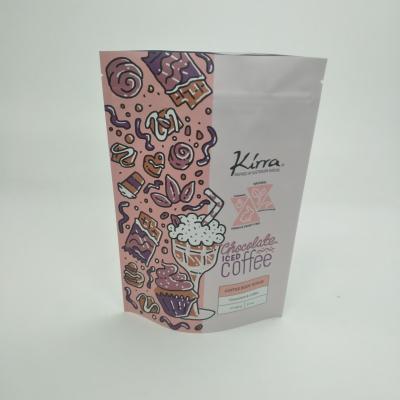 China Bolsa Matt Film MOPP VMPET Resealable Stand Up Pouch For Beans Doypack for sale