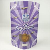 China 3.5 Gram MOPP Cannabis Flower Packaging Bags Child Resistant for sale