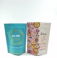 China Gravure Printing 100mircon Smell Proof Pouch 250g Whey Protein for sale