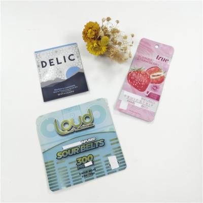 China 3.5g CB TH 100mircon CMYK Metallic Printing Packaging Bag for sale