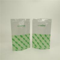 China Stand Up Resealable Zip Lock Aluminum Plastic Bags Custom Food Grade Tea Plastic Bag for sale