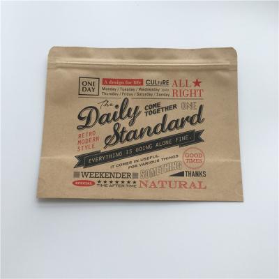 China Heat Seal Kraft Paper Tea Coffee Snack Bag Packaging Printed Moisture Proof for sale