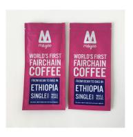 China Zipper Coffee Bean Packaging Smell Proof With Heat Seal Side Gusset for sale