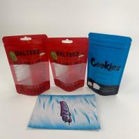 China CBD Oil Clear Window Mylar Foil Plastic Packaging Bag Child Proof for sale