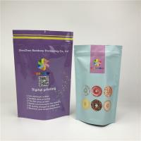 China Cookie Plastic Packaging Aluminum Foil Digital Printed Stand Up Pouches Resealable Zip Lock Bags for sale