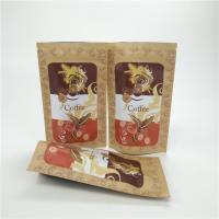 China Kraft Paper Package Manufacturing Wholesale Coffee Bag Resealable Bags With Logo for sale