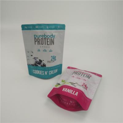 China Matte Finish Protein Powder Custom Printed Snack Bags Smell Proof Chocolate Bar Food Grade Bags for sale