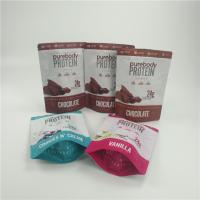 China Matte Finish Protein Powder Custom Printed Snack Bags Smell Proof Chocolate Bar Food Grade Bags for sale