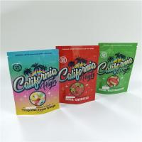 China CBD Flower Herbs  Three Side Seal Pouch Customized Printed Laminated for sale