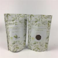 China Self Adhesive Seal Custom Loose Tea Packaging Pouch UV Coated for sale