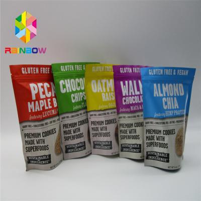 China Plastic Mylar Aluminum Foil Stand Up  Bags Printed Food Grade for sale
