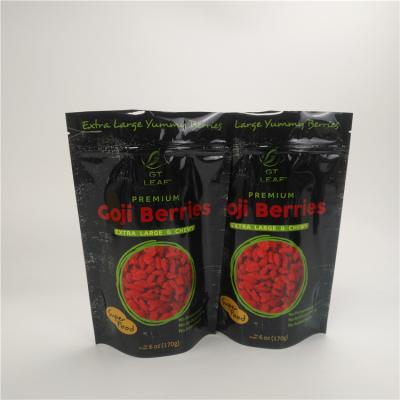 China Dried Fruit Glossy Aluminum Foil Stand Up Plastic Pouch Packaging With Zipper for sale