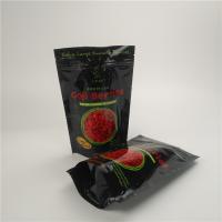 China Dried Fruit Glossy Aluminum Foil Stand Up Plastic Pouch Packaging With Zipper for sale