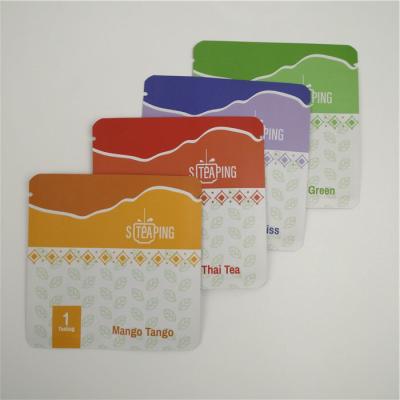 China Aluminium Foil Matte Heat Seal Tea Packaging Bag Eco Friendly Moisture Proof for sale