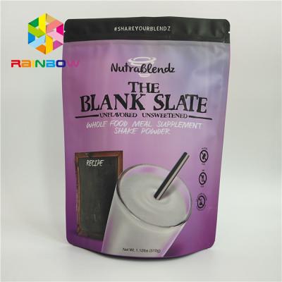 China Food Packaging Matte Plastic Zip Lock Stand Up Pouch Bag For Candy Nuts for sale
