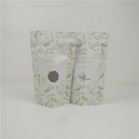 China Tea Coffee Custom Plastic Mylar Foil Pouch Digital Printing Hot Stamping for sale