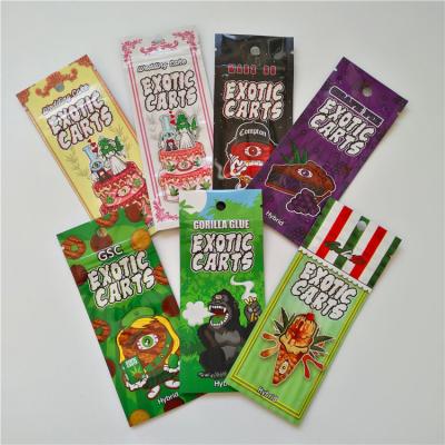 China Custom Printed Recyclable Mylar Smell Proof Weed Gummy Bear Edible Resealable  Packaging Bag for sale