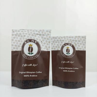 China Matte Aluminum Foil Stand up Pouch Packaging Coffee Packaging Bags Mylar Bags for sale