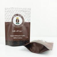 China Matte Aluminum Foil Stand up Pouch Packaging Coffee Packaging Bags Mylar Bags for sale