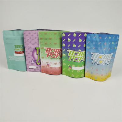 China PMS Smell Proof Weed Mylar Bags Foil Laminated CBD  Bags for sale