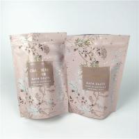 China Custom digital printing plastic logo mylar Smell proof bath salt mylar stand up zipper packaging bags pouch for sale