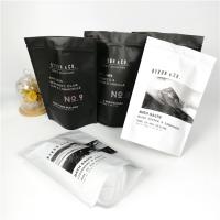 China 100% recycle biodegradable custom Logo resealable matte black cookies foil mylar  bags stand up pouch for sale