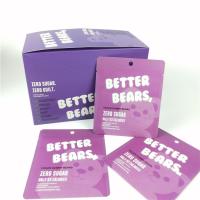 China 350g Paper Gummy Cbd Cardboard Packaging Box cmyk embossment for sale