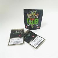 China SGS 14g 28g Mylar Foil Childproof Zipper Bag CMYK 120mic for sale