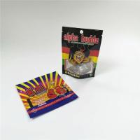 China CMYK 160mic Foil Laminated Packaging Bags AL 0.7C THC Gummy Mylar Bags for sale