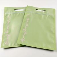 China Gravnre 150mic FDA Reusable Zipper Plastic Bags CYMK MOPP For Underwear for sale