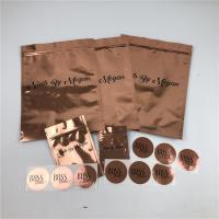 China 120mic MOPP CMYK Plastic Clothing Foil Bag SGS Clear Ziplock Mylar Bag for sale