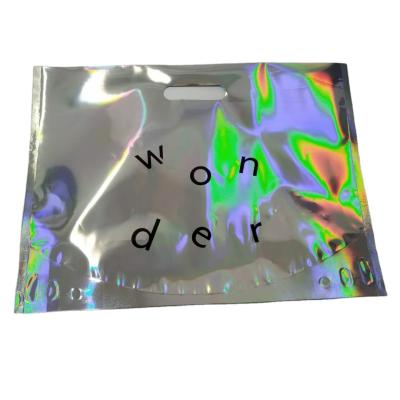 China VMPET Mopp 110mic Clothing Plastic Packaging Bag Cmyk With Window for sale