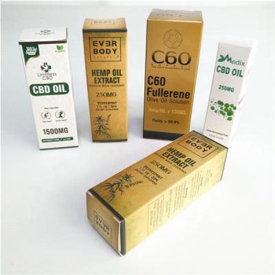 China SGS CMYK Paper Cosmetics Packaging Boxes 2oz 60ml 30ml Foil Stamping for sale